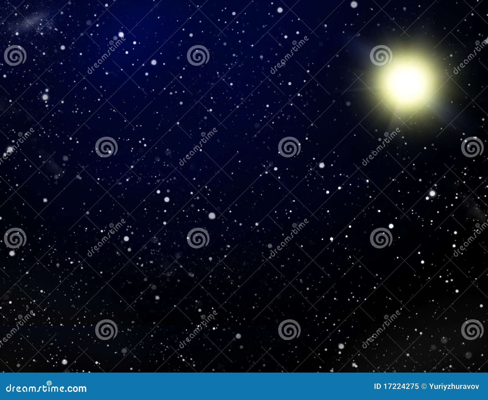 Space. a Congestion of Stars Stock Illustration - Illustration of ...