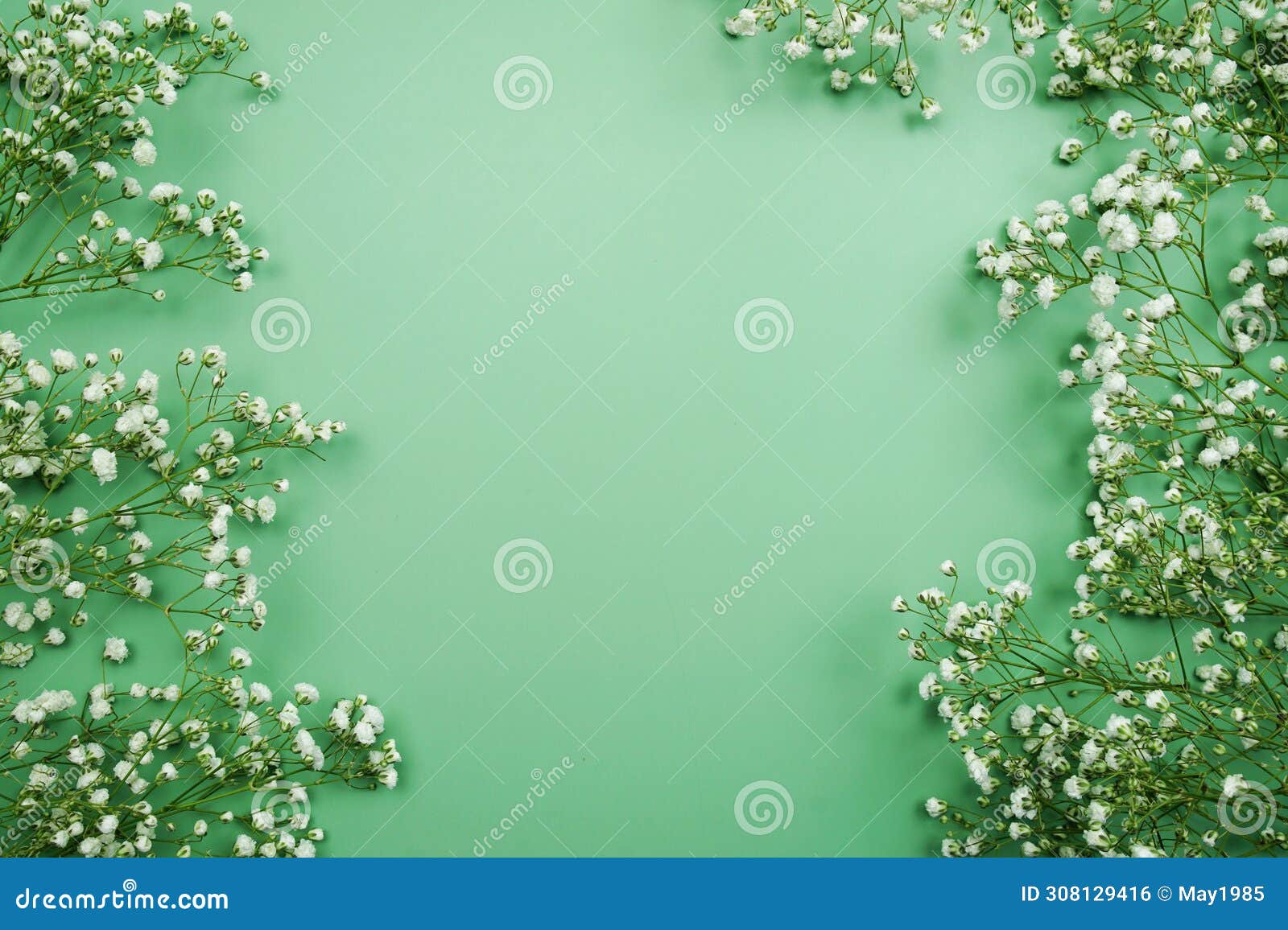 Space for Copy Background and Flower Decoration Stock Photo - Image of ...