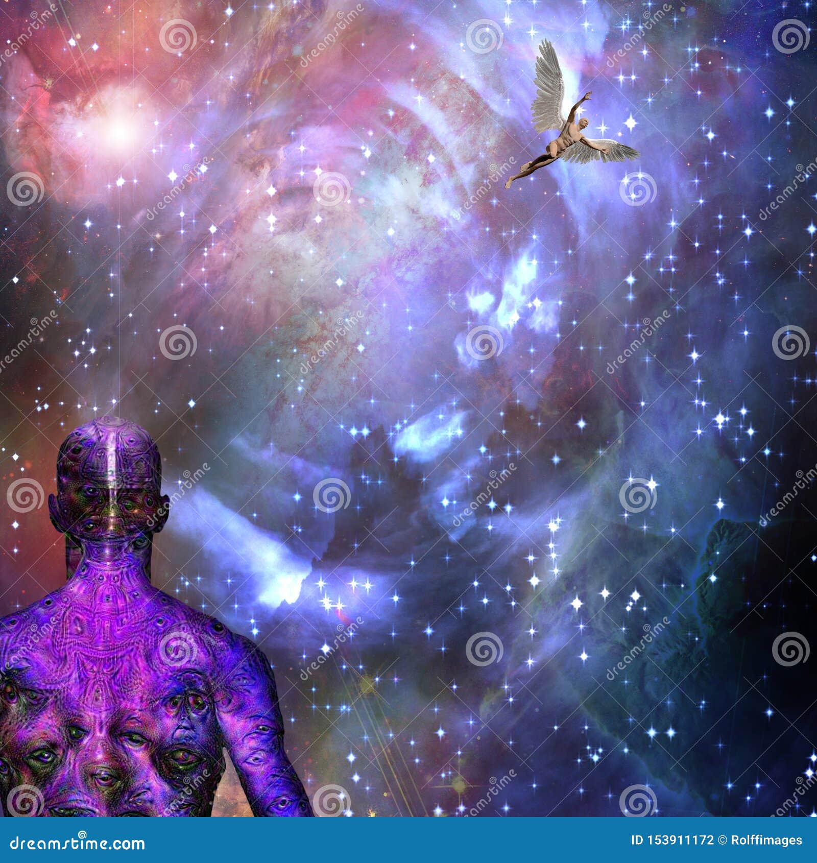 Space creatures stock illustration. Illustration of mystery - 153911172