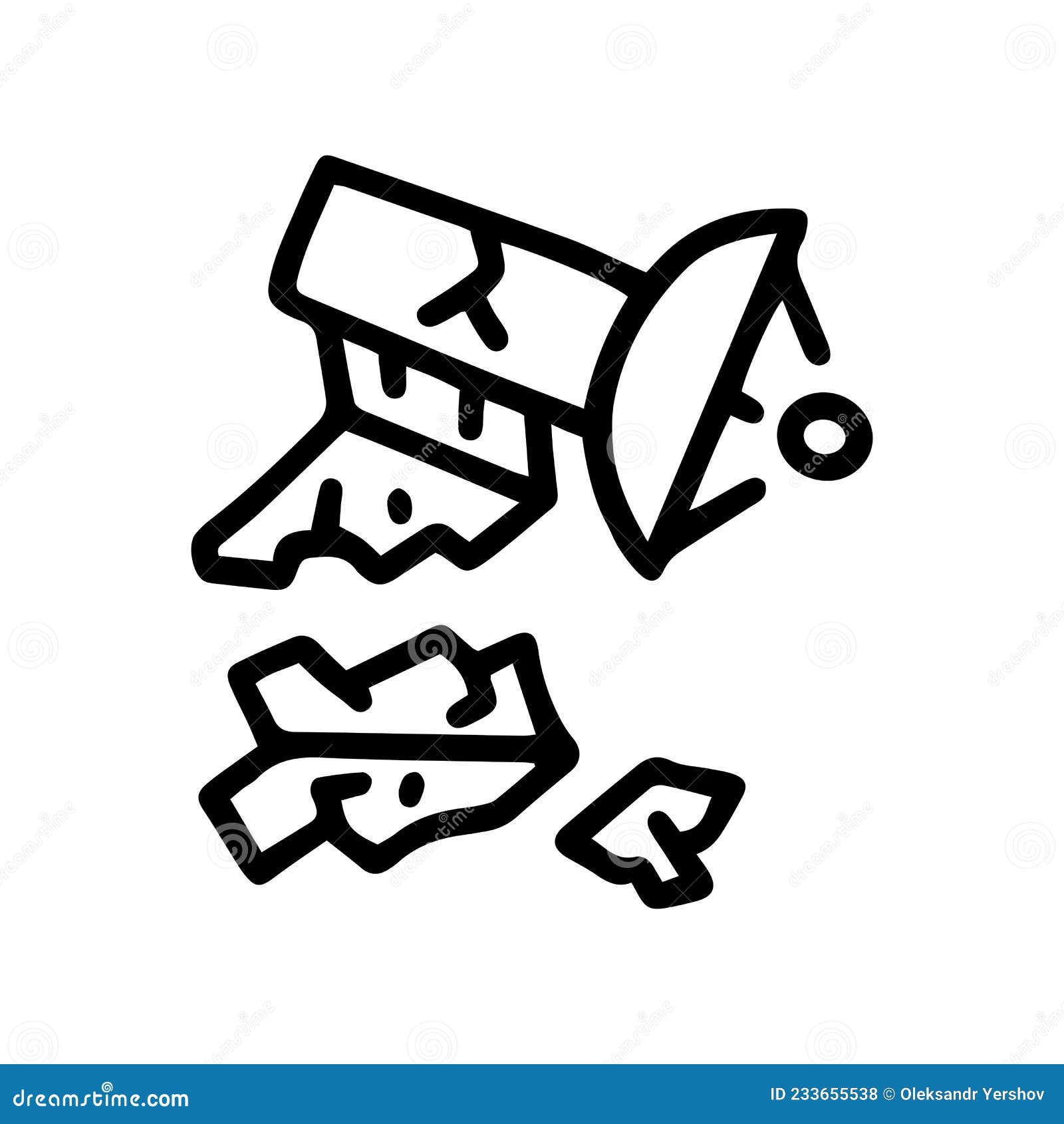 Space Debris In Orbit Around The Earth, Vector Illustration. Cosmos ...