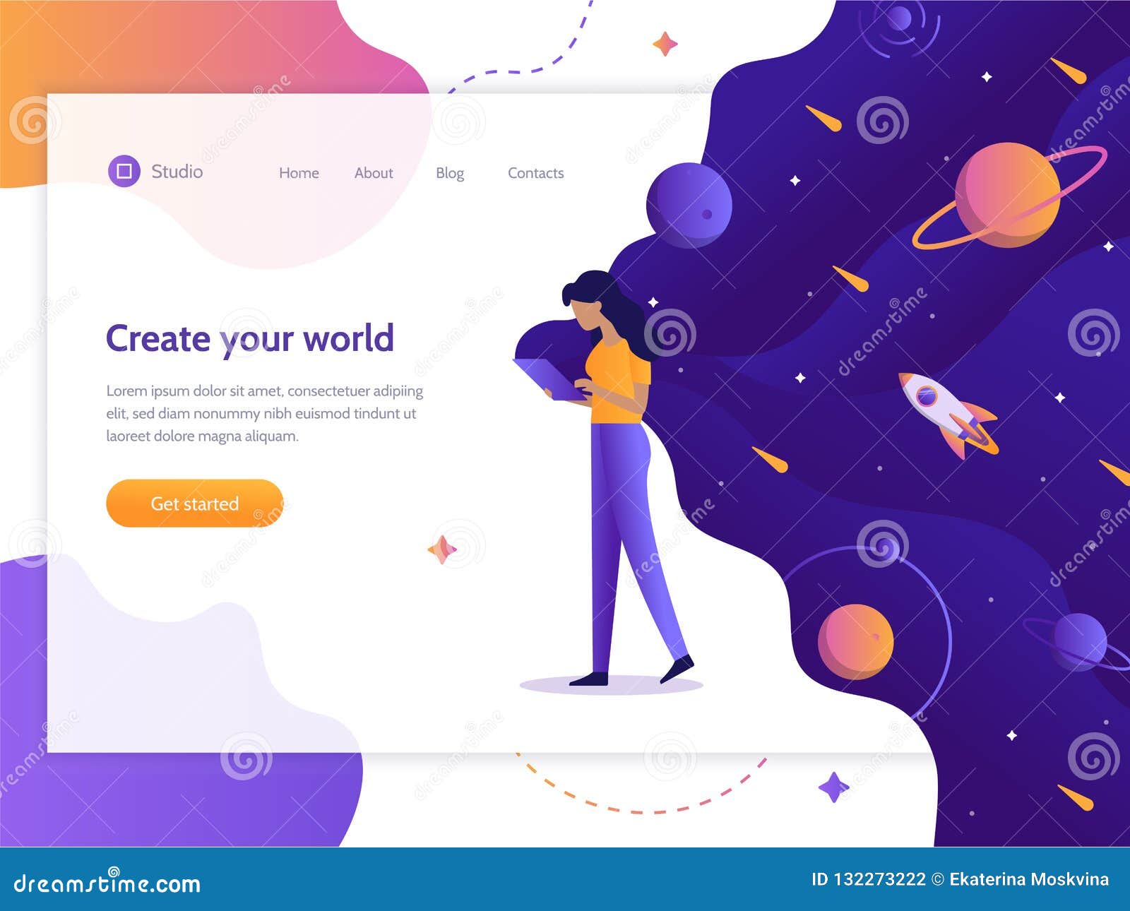 Web Development Girl Stock Illustrations – 6,261 Web Development Girl ...