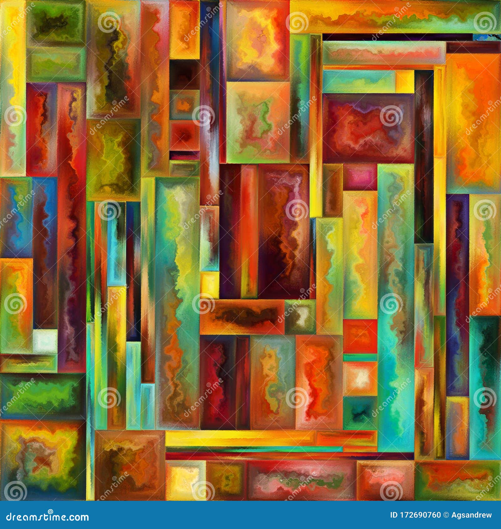 Space Division in Art stock illustration. Illustration of imagination ...