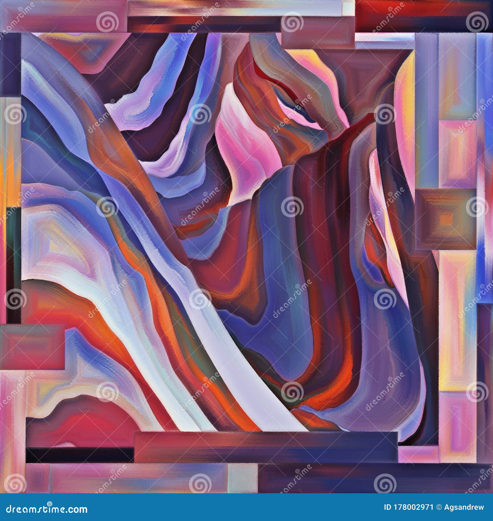 Space Division in Art stock illustration. Illustration of creativity ...