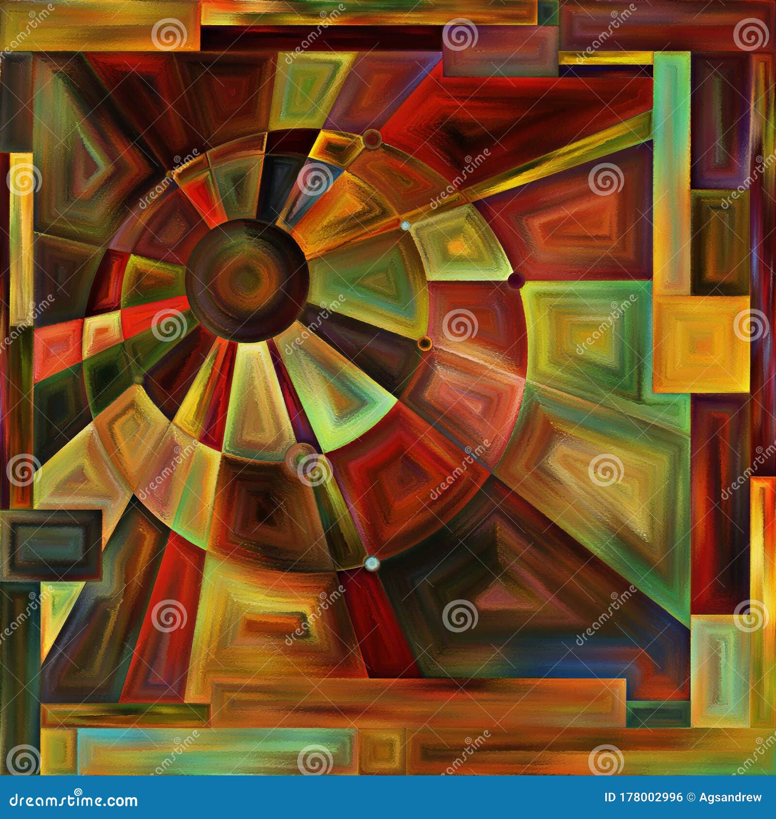 Space Division in Art stock illustration. Illustration of pattern ...