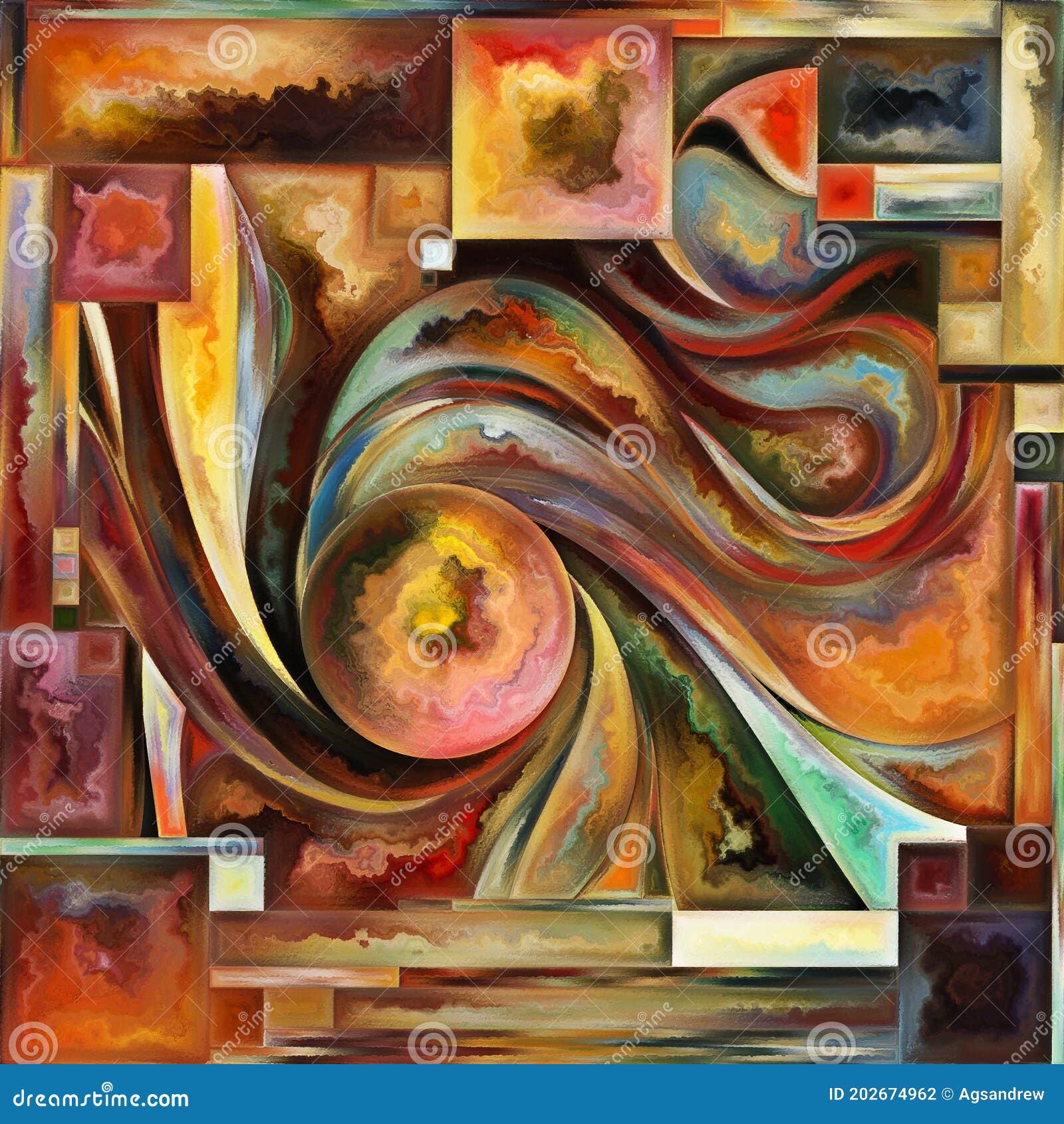 Space Division in Art stock illustration. Illustration of property ...