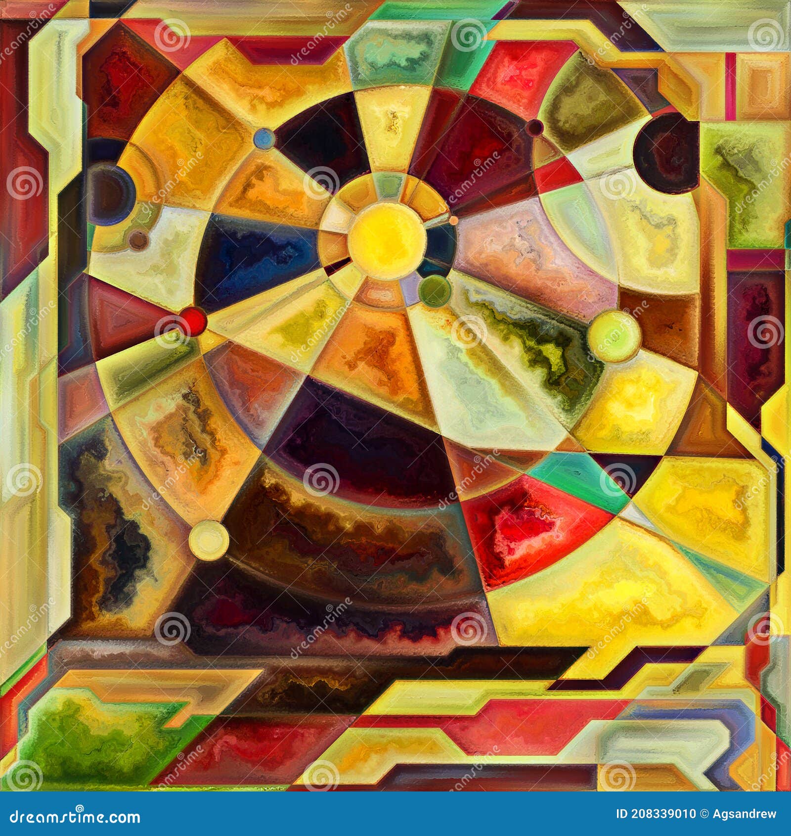 Space Division in Art stock illustration. Illustration of beautiful ...