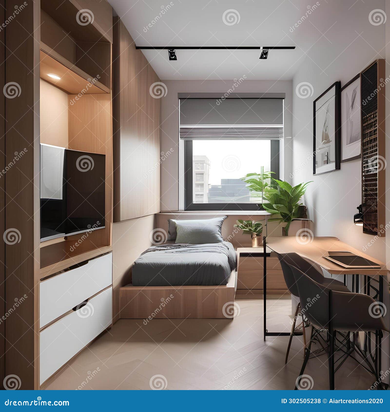 A Space-efficient Studio Apartment with Modular Furniture, Sliding ...
