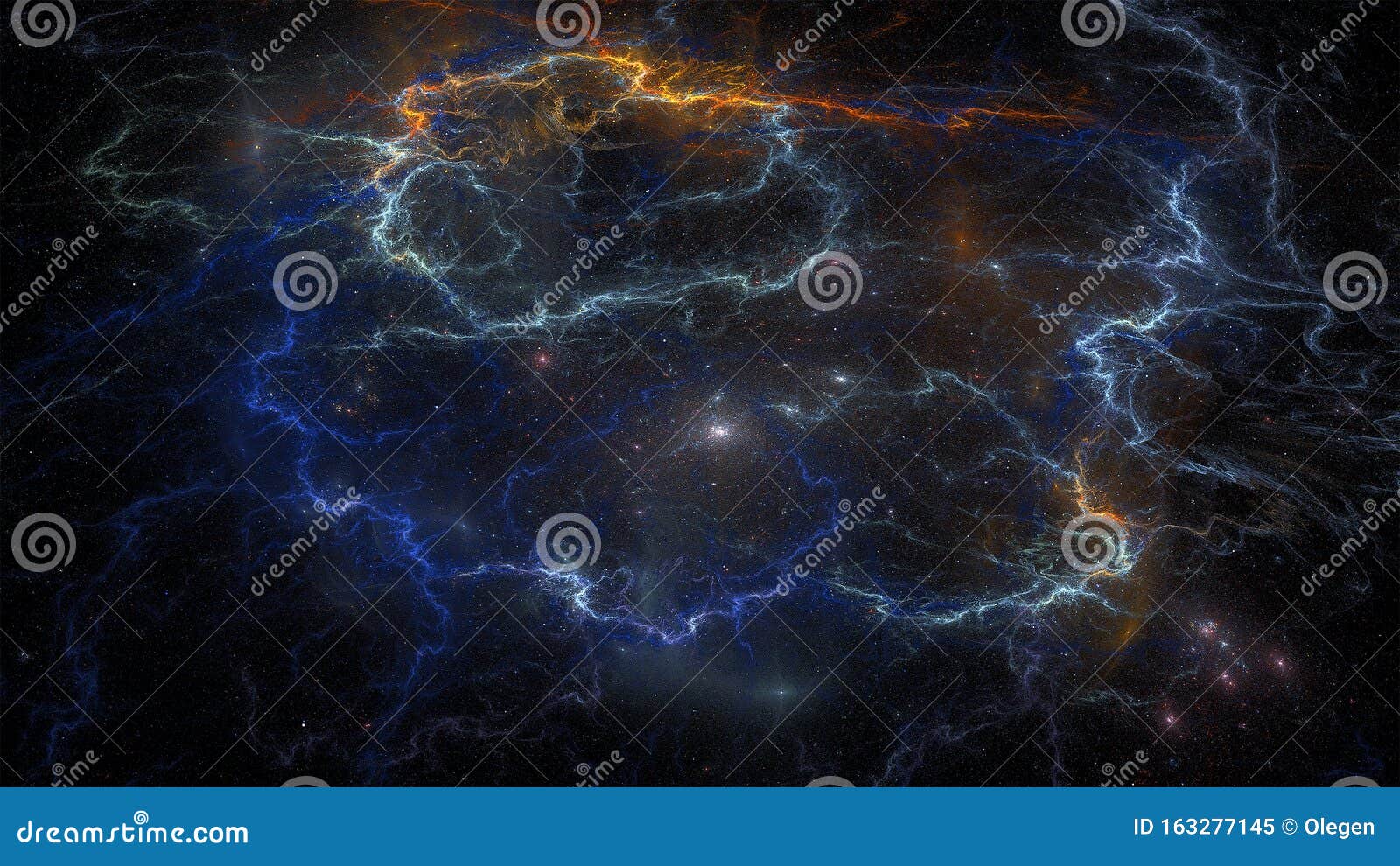 Space Element. Explosion of a Star. Stock Illustration - Illustration ...