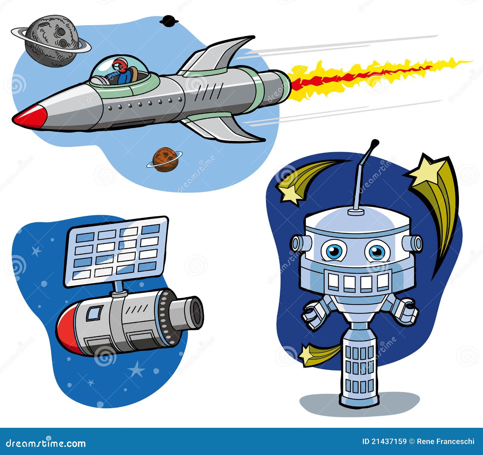 Space elements stock vector. Illustration of elements - 21437159