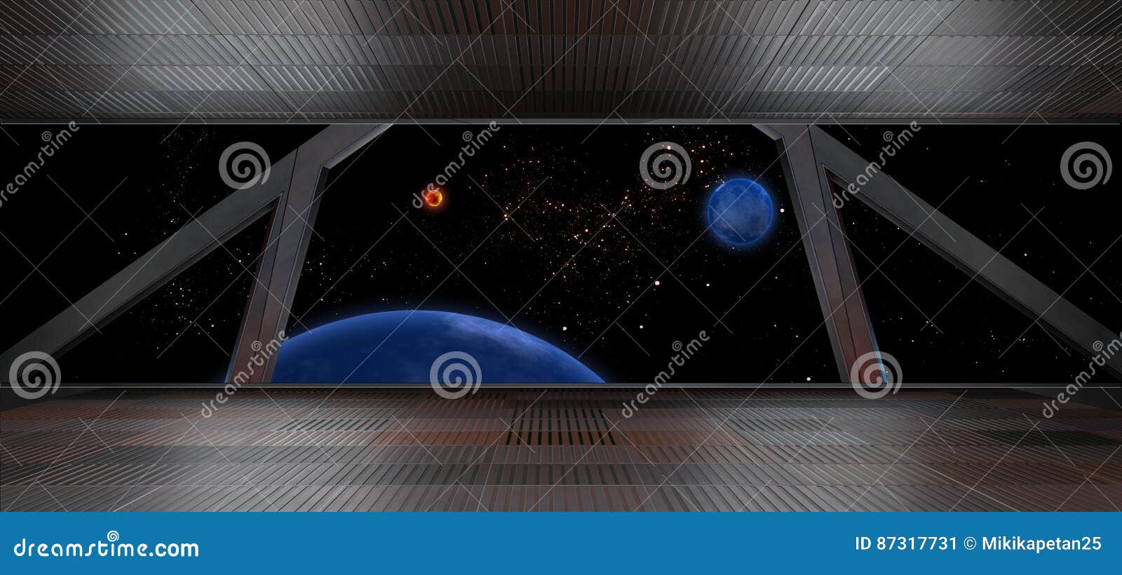 Space Environment Ready for Comp of Your Characters 3D Render Stock ...