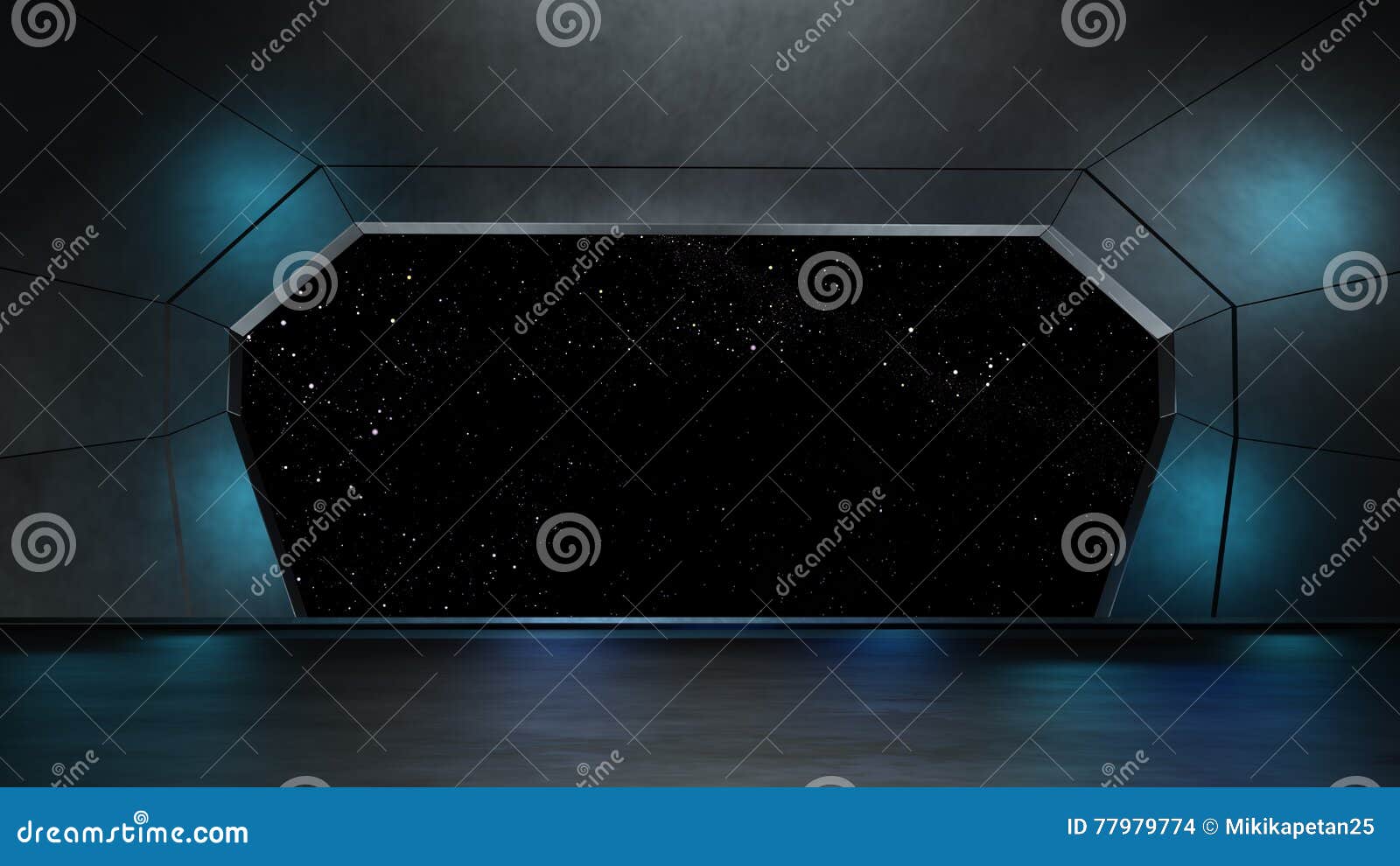 Space Environment, Ready for Comp of Your Characters.3D Rendering Stock ...