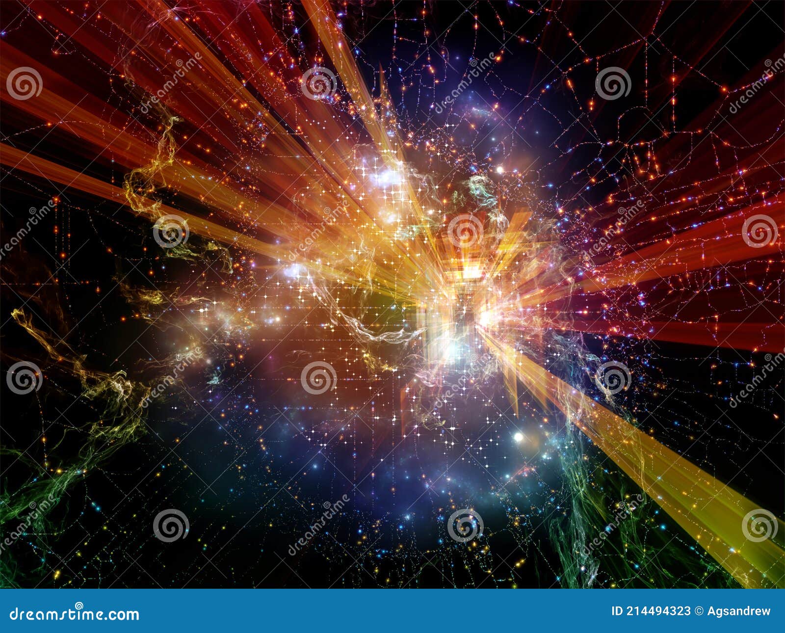 Space Expansion stock illustration. Illustration of light - 214494323