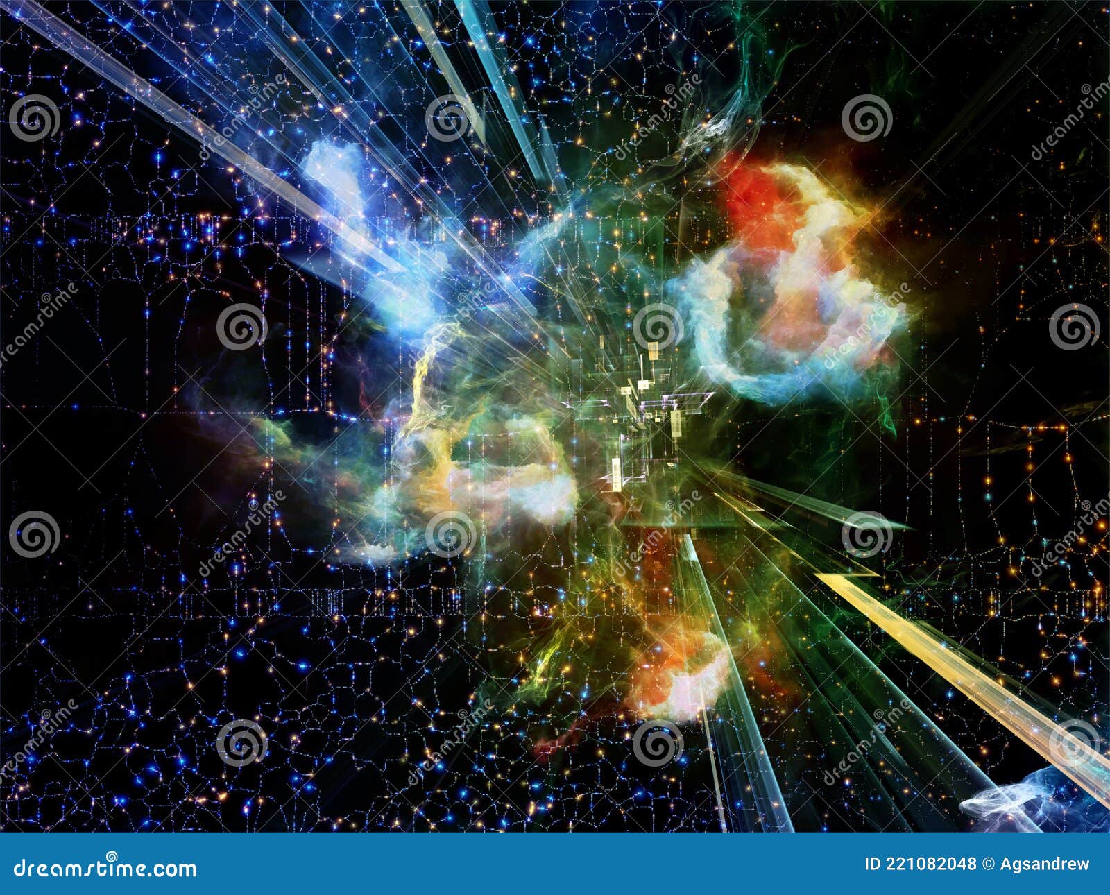 Space Expansion stock illustration. Illustration of trail - 221082048