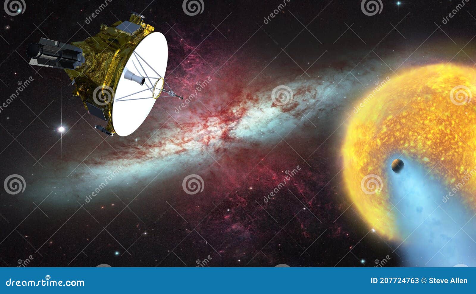 Space Exploration - Asteroid Impact Stock Illustration - Illustration ... Space Exploration - Asteroid Impact Stock Illustration - Illustration ...