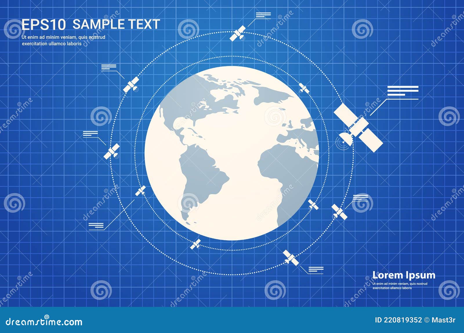 Space Exploration Astronautics Technology Concept Observation Satellite ...