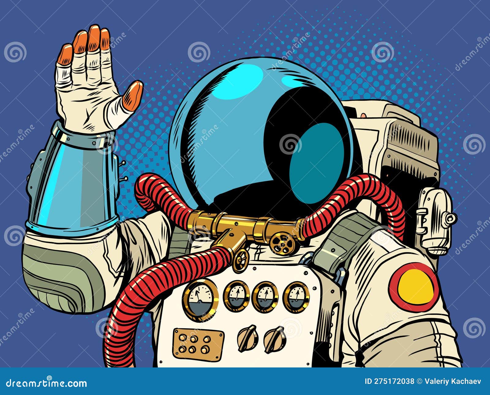 Retro Spaceman Art