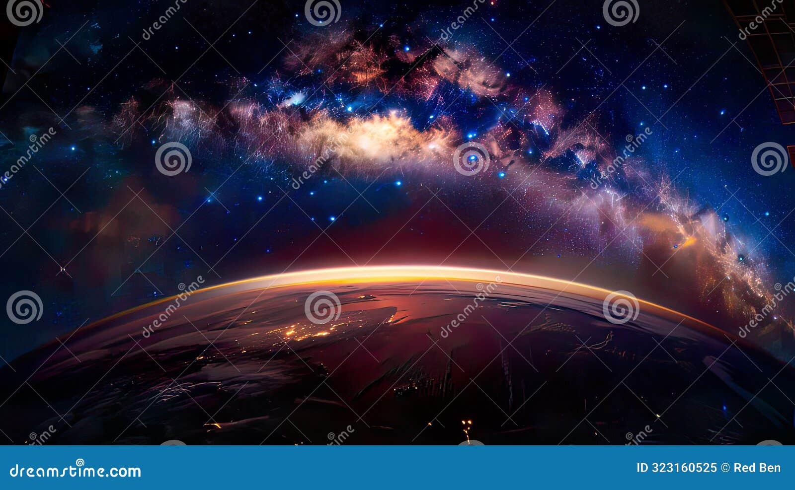Space Exploration Image High Quality Stock Illustration - Illustration ...