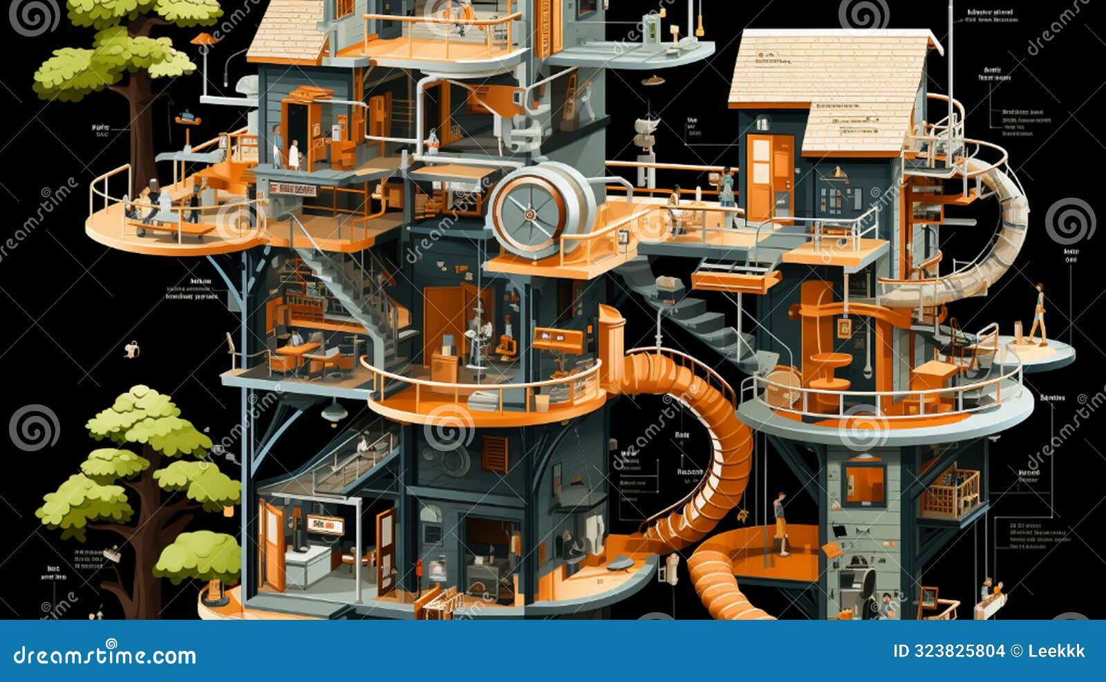 Space Exploration Map of Communication Satellite Signal Transmission ...