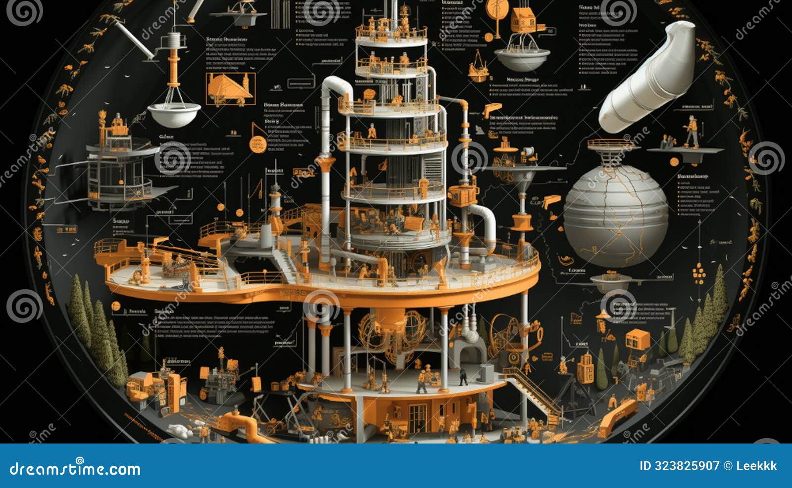 Space Exploration Map of Communication Satellite Signal Transmission ...