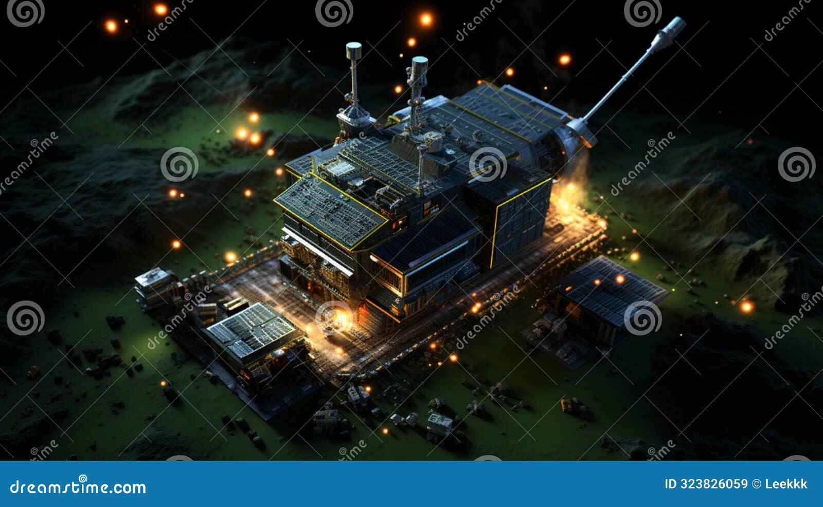 Space Exploration Map of Communication Satellite Signal Transmission ...