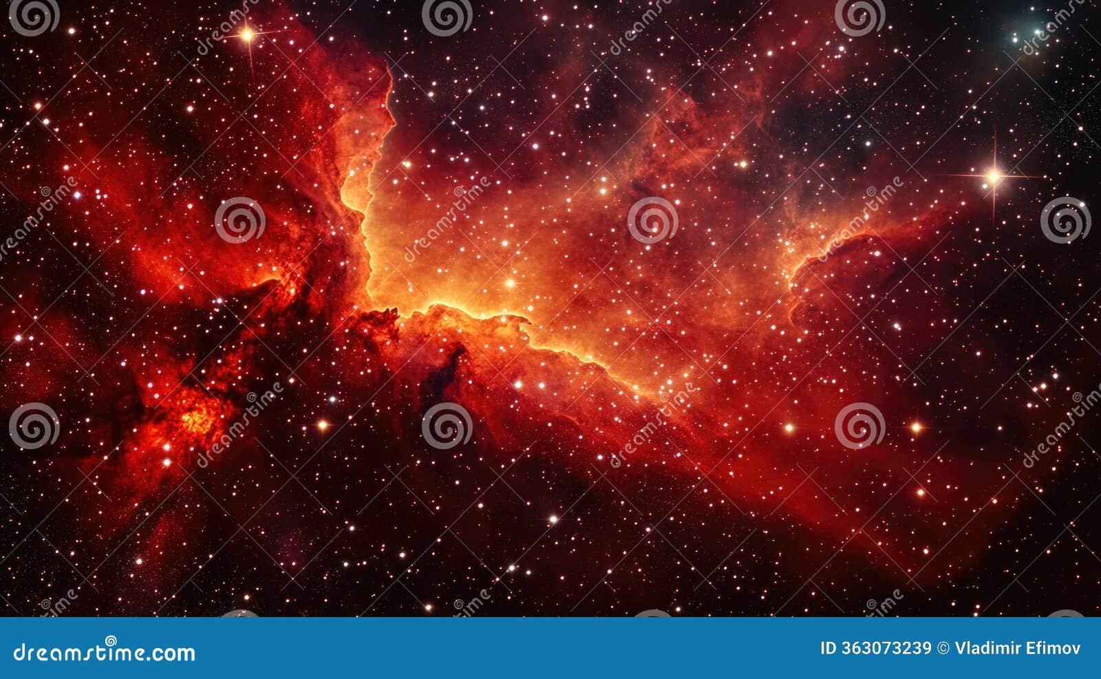 Planetary Nebula In Space. Cloud Of Ionized Gas, Collapse Of Star ...