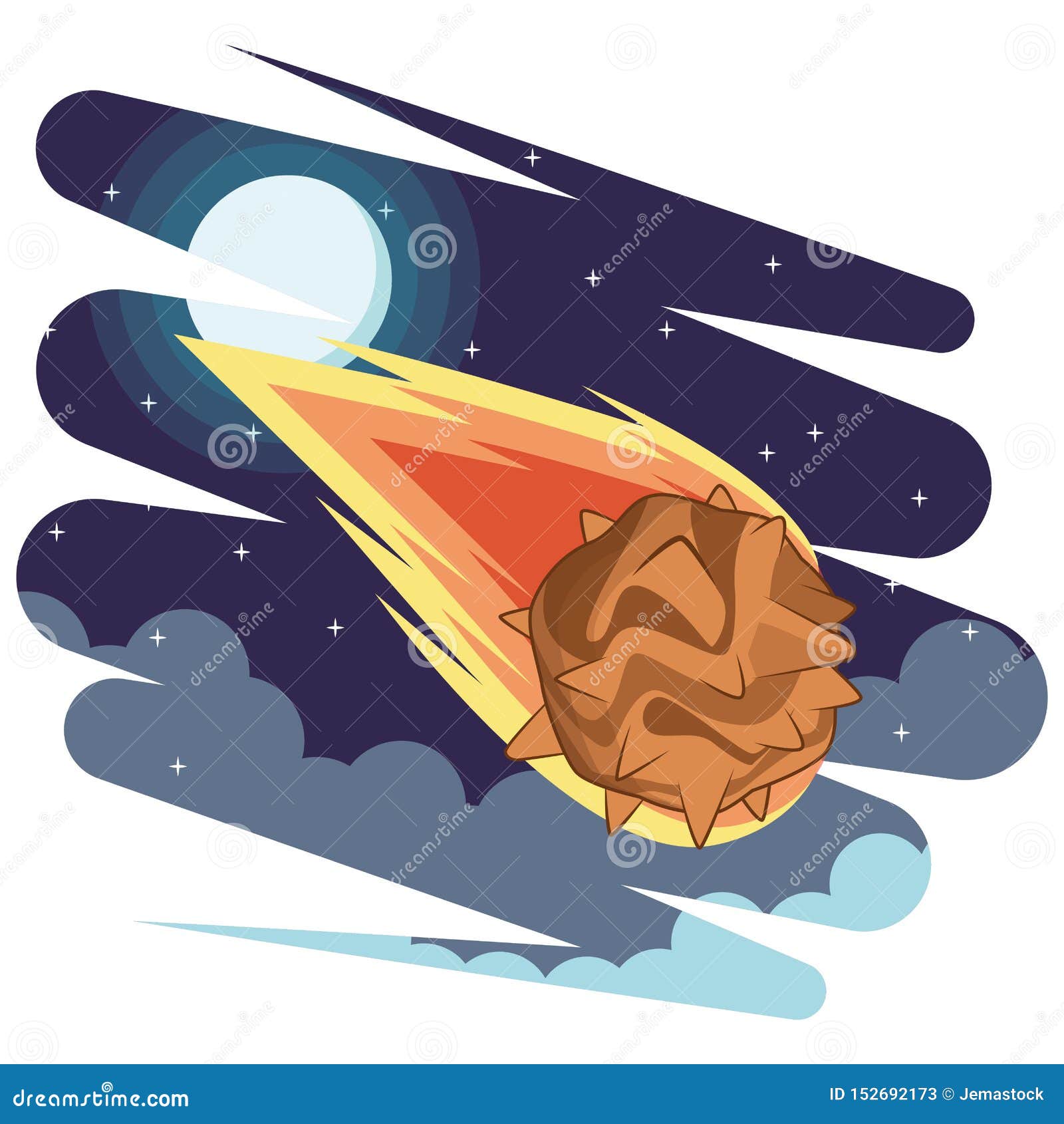 Space Exploration and Planets Cartoon Stock Vector - Illustration of ...