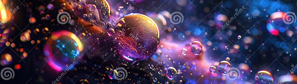 Space Exploration Visualized with Vibrant Abstract 3D Models Stock ...