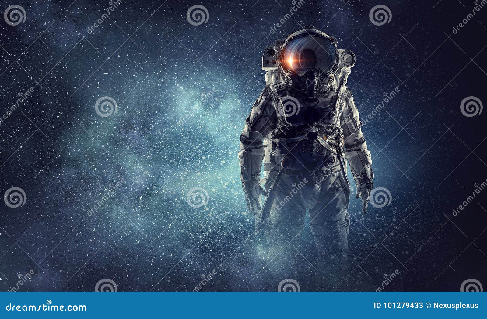 Adventure of Spaceman. Mixed Media Stock Image - Image of alienship ...