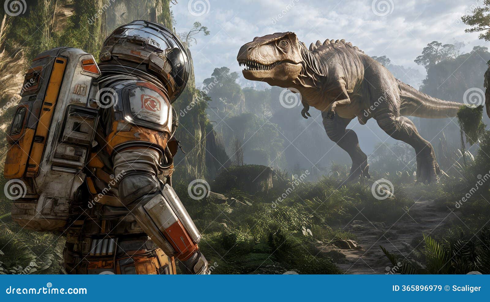 Epic Dinosaur Battle Tyrannosaurus Rex Vs Ankylosaurus In A Prehistoric ...