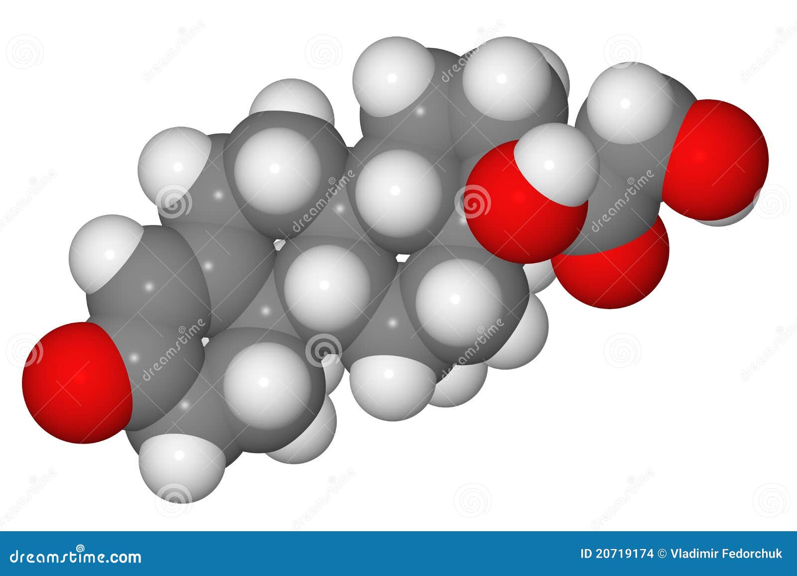 Space-filling Molecular Models Of Hydrogen Peroxide, A Chemical ...