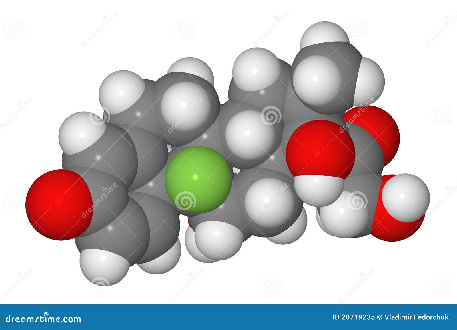Space-filling Molecular Models Of Hydrogen Peroxide, A Chemical ...
