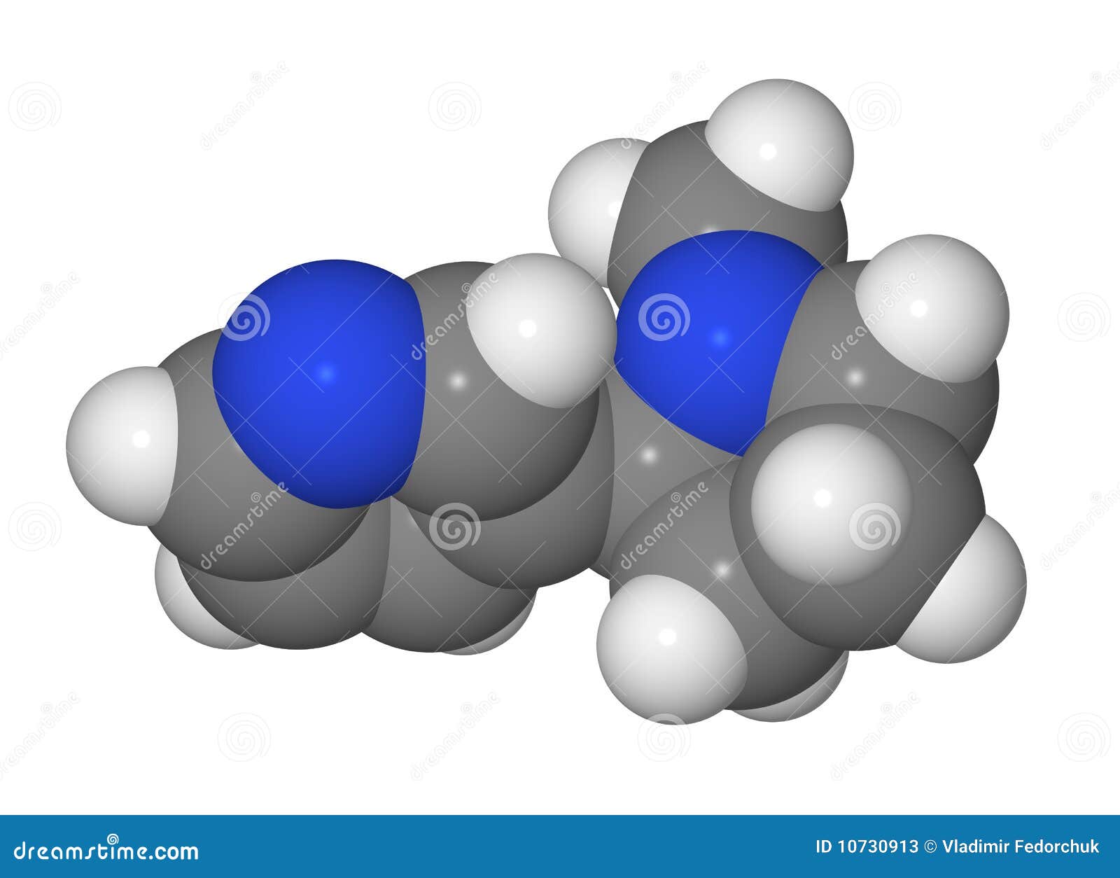 Space-filling Molecular Models Of Hydrogen Peroxide, A Chemical ...