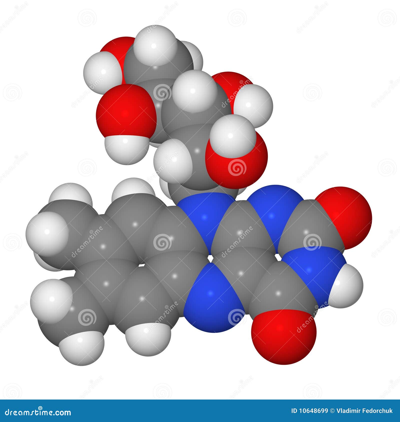 Space-filling Molecular Model Of The Tetanus Neurotoxin Produced By ...