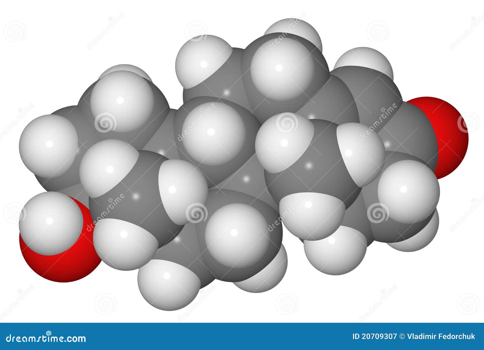 Space-filling Molecular Models Of Hydrogen Peroxide, A Chemical ...