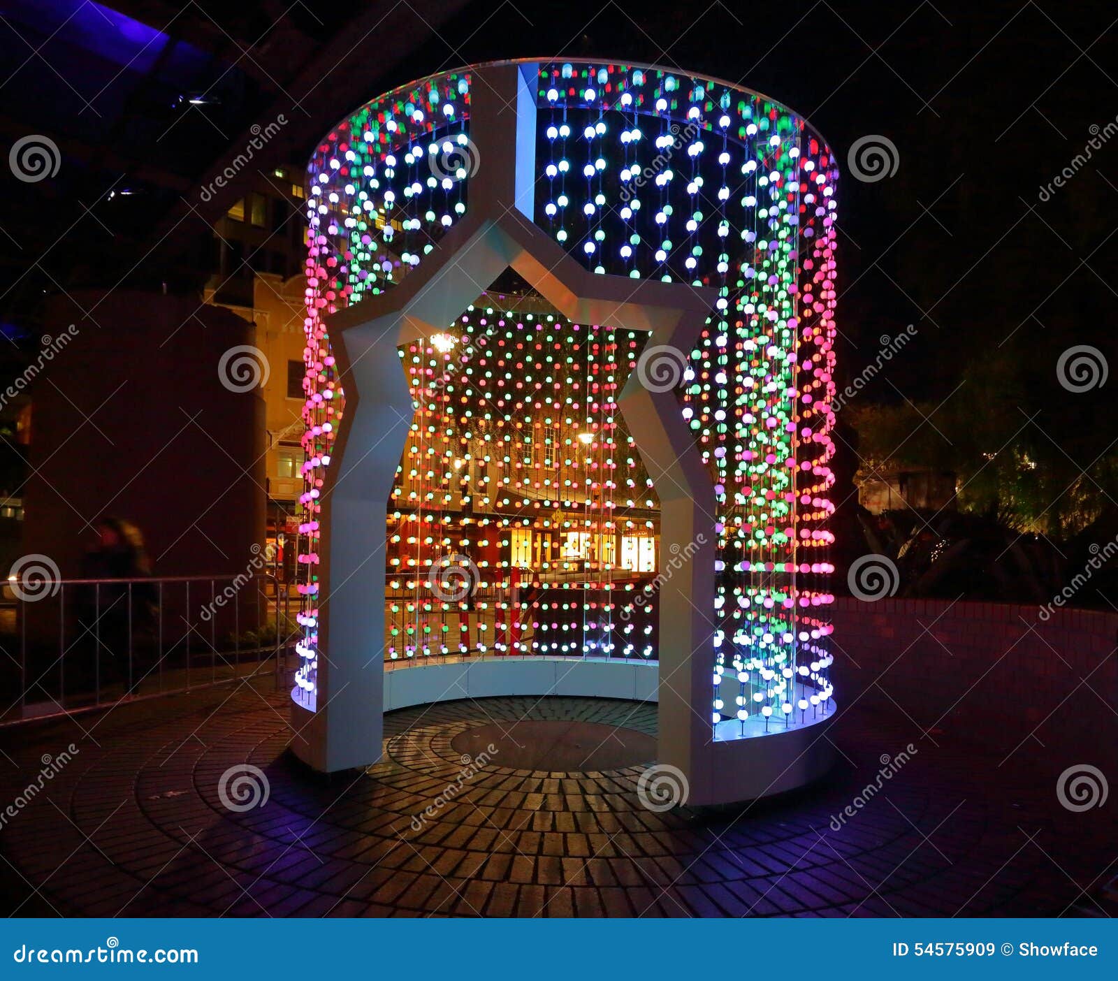 Space Folding at Vivid Sydney Editorial Stock Image - Image of coloured ...