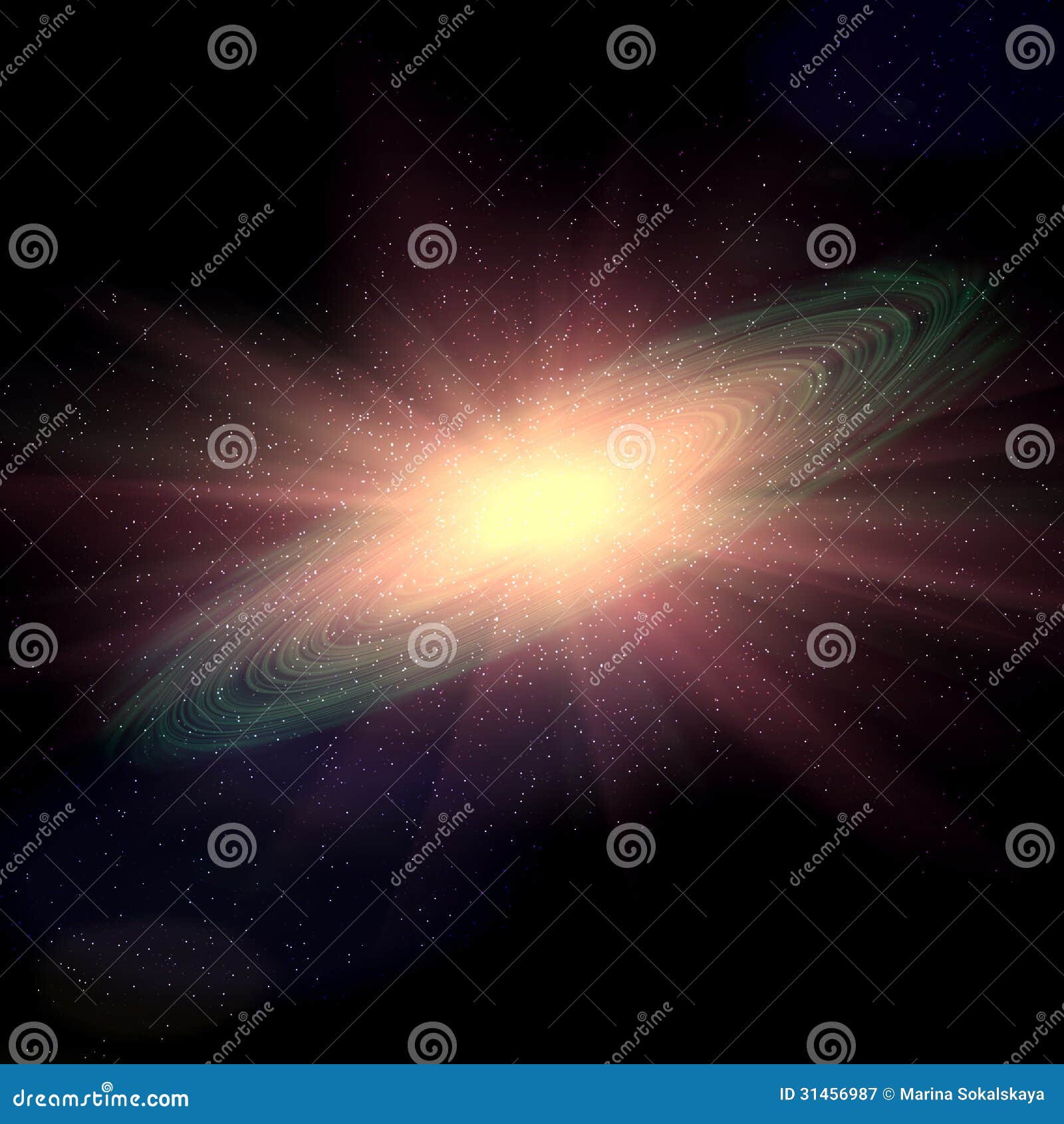 Space Galaxy Explosion