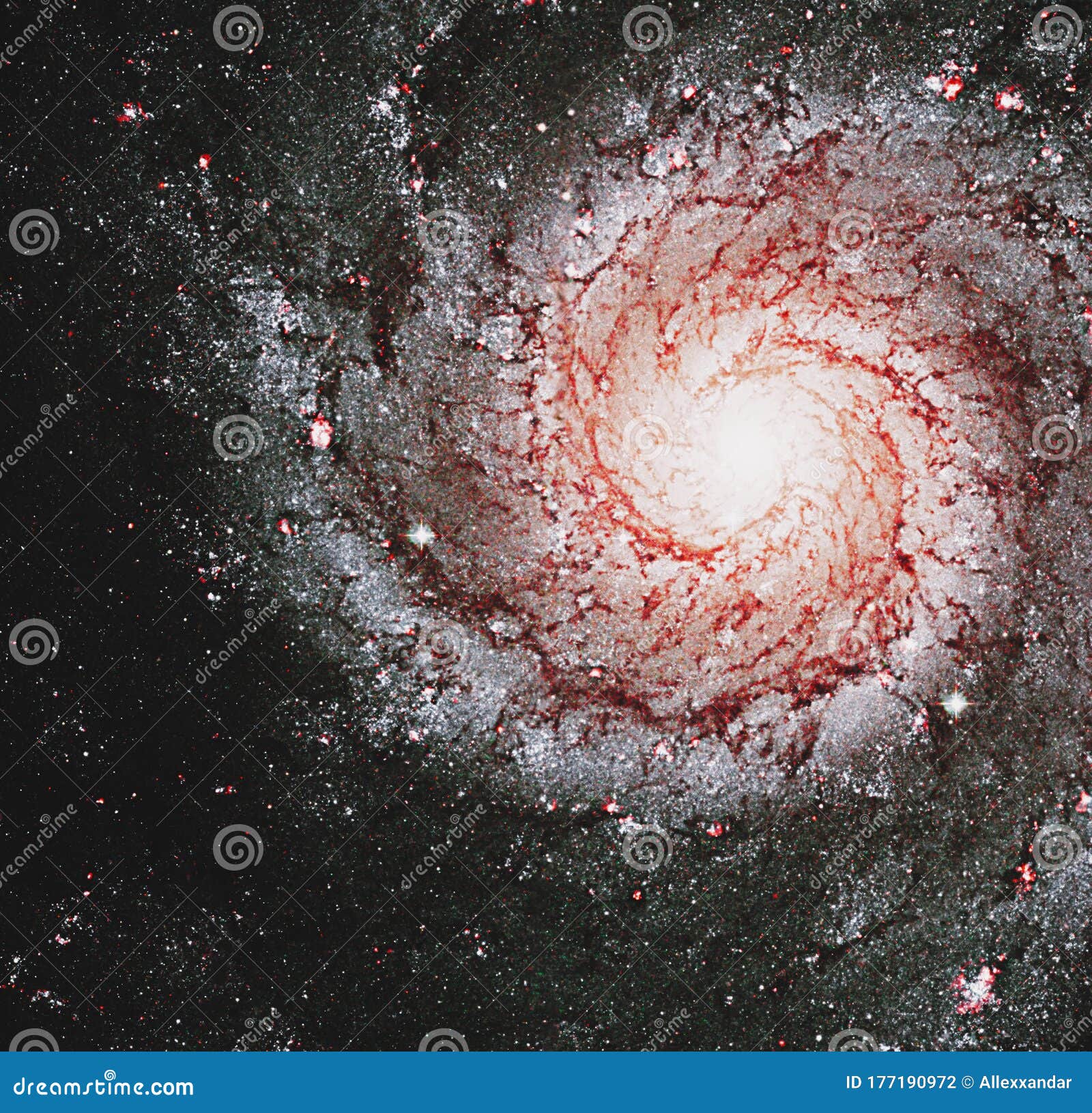 Space Galaxy M74 Elements of this Image Furnished by NASA. Retouched ...