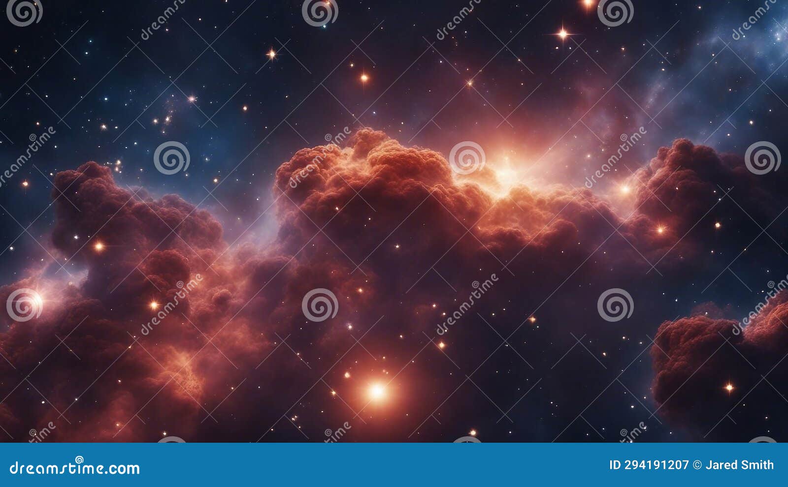 Space Galaxy with Stars Deep Space Nebula with Stars and an Exploding ...