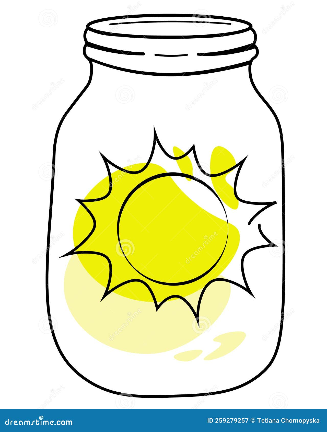 Space Galaxy Sun in the Jar. Vector Stock Vector - Illustration of star ...