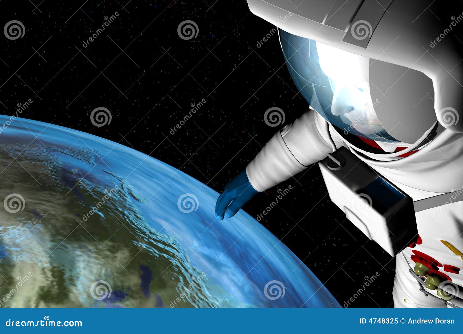 Space Gaze stock illustration. Illustration of world, moon - 4748325