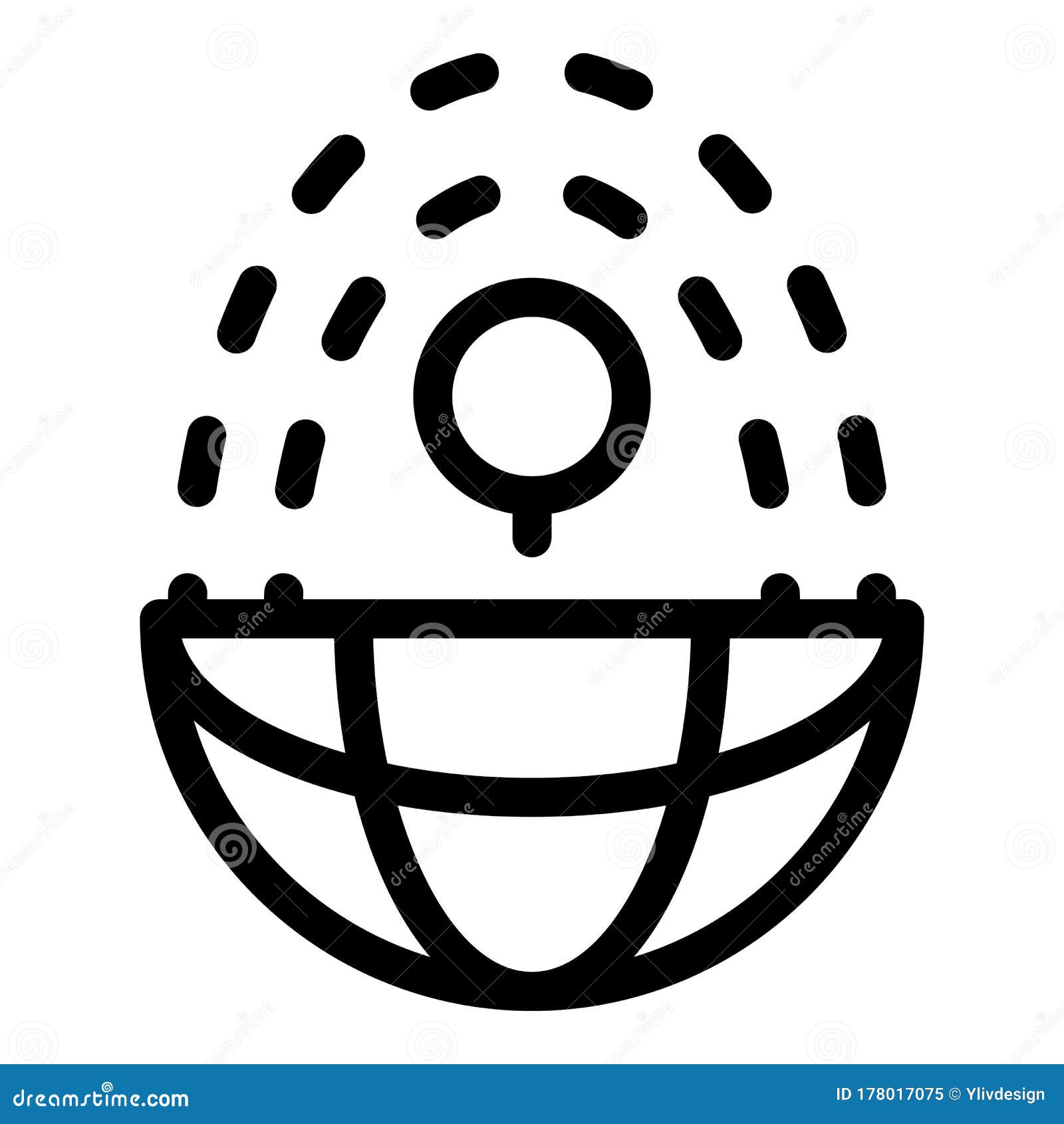 Gravity Power Energy Concept Background, Cartoon Style Vector ...