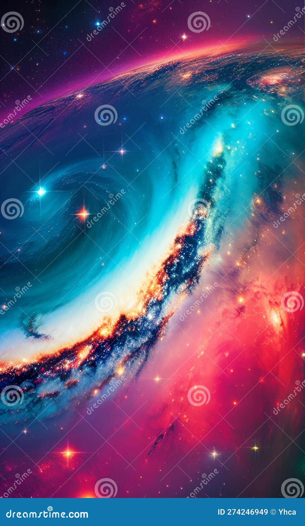Space Illustration Artificial Intelligence Artwork Generated Stock ...