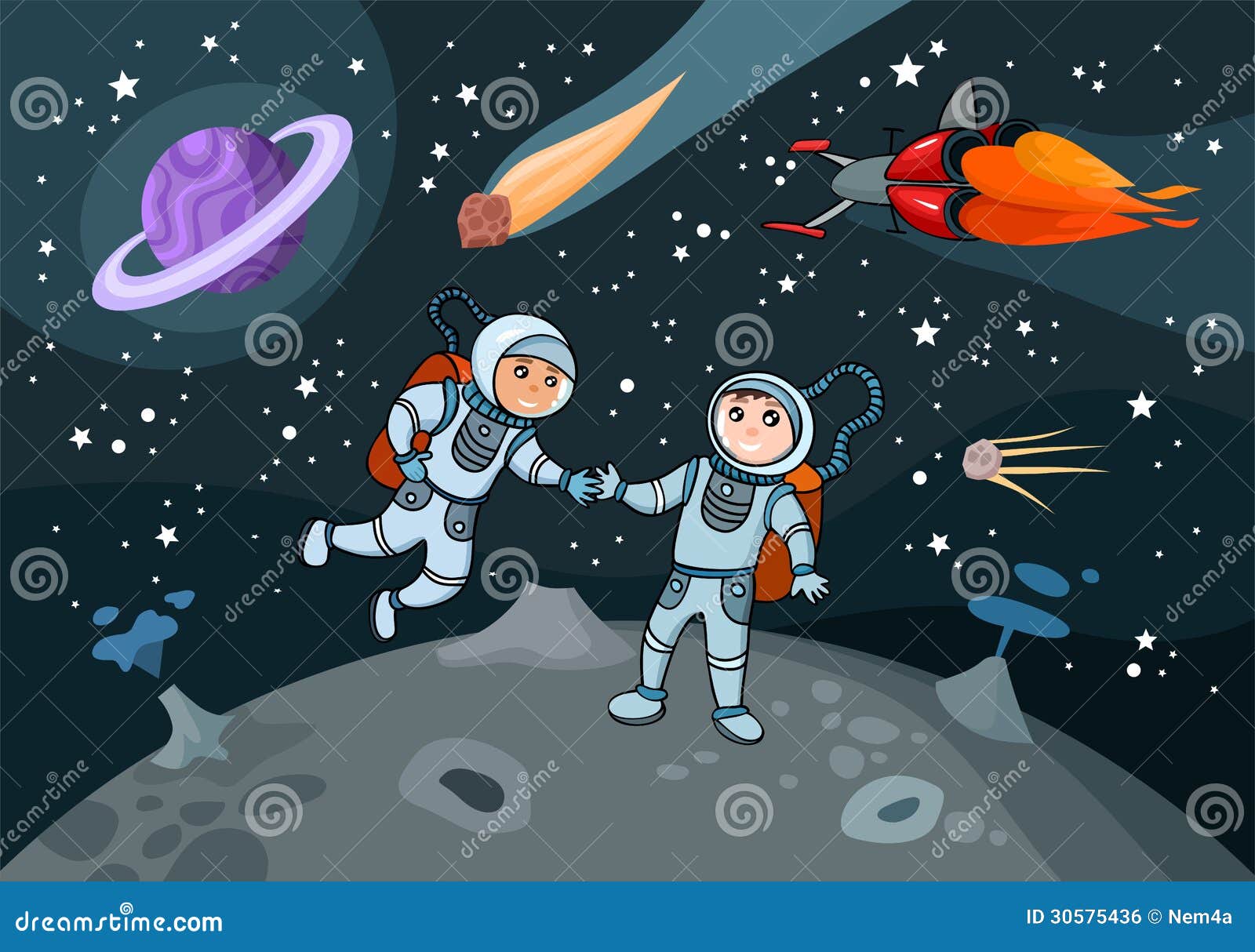 Space stock illustration. Illustration of universe, science - 30575436