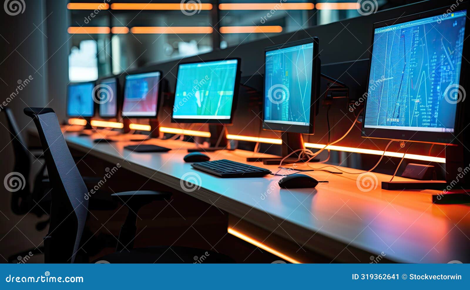 Space indicator light stock illustration. Illustration of orange ...