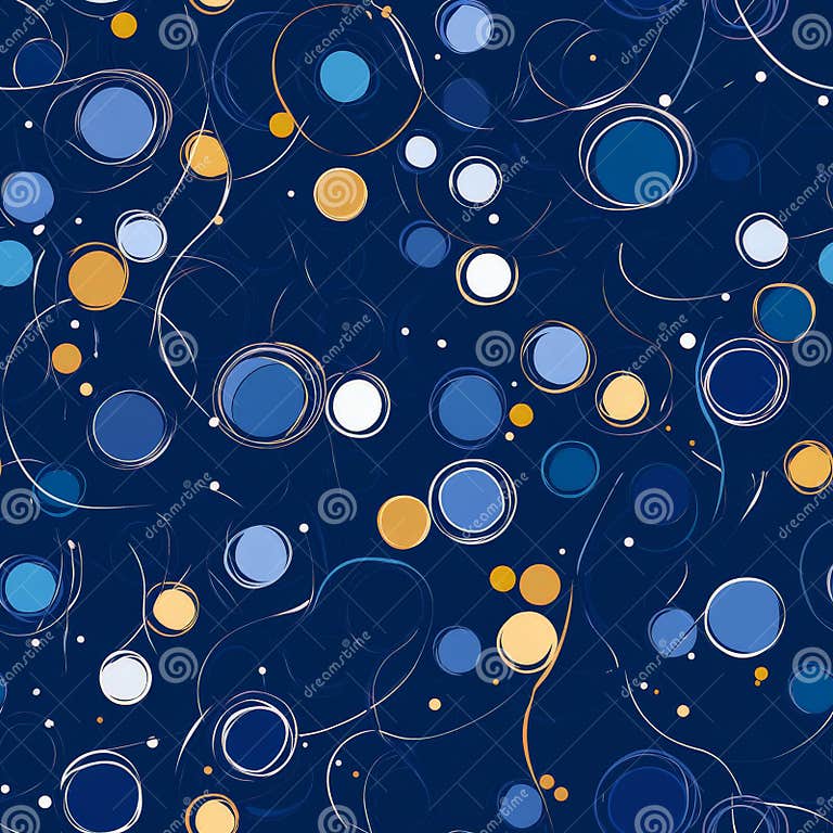 A Space-inspired Galaxy Pattern, Where Planets and Circular Celestial ...