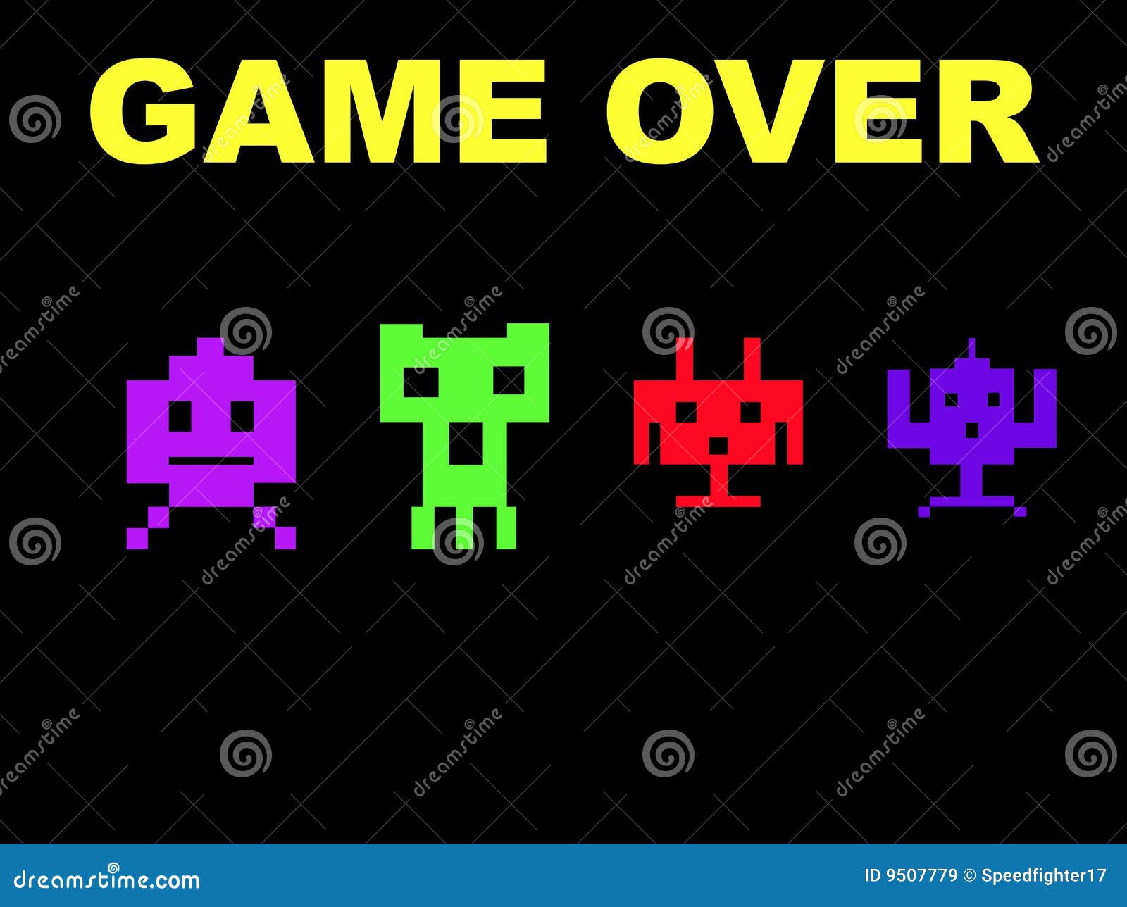 Invaders, Space Invaders! Red Alien Ship Editorial Photo ...