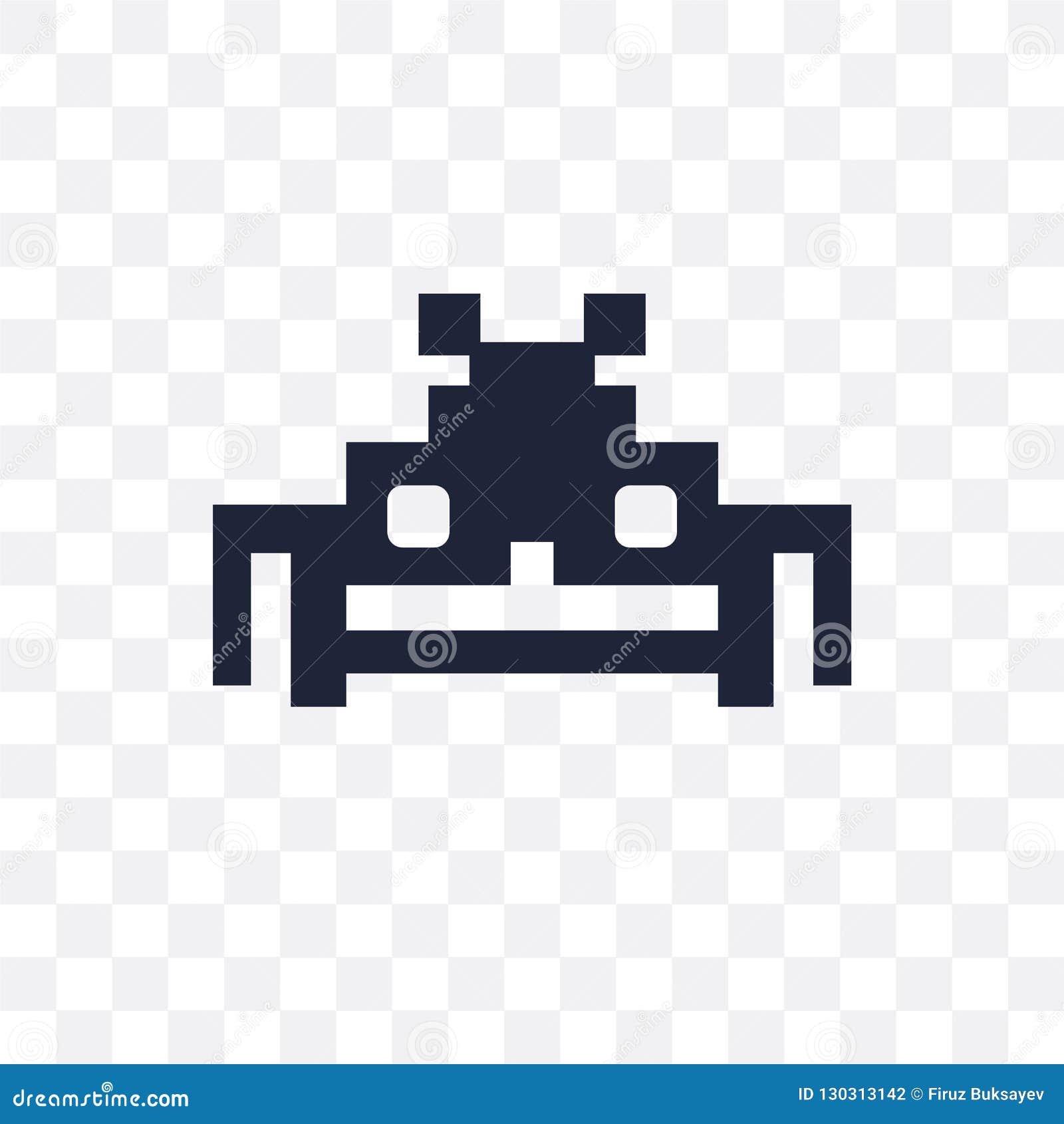 Space Invaders Transparent Icon. Space Invaders Symbol Design Fr Stock ...