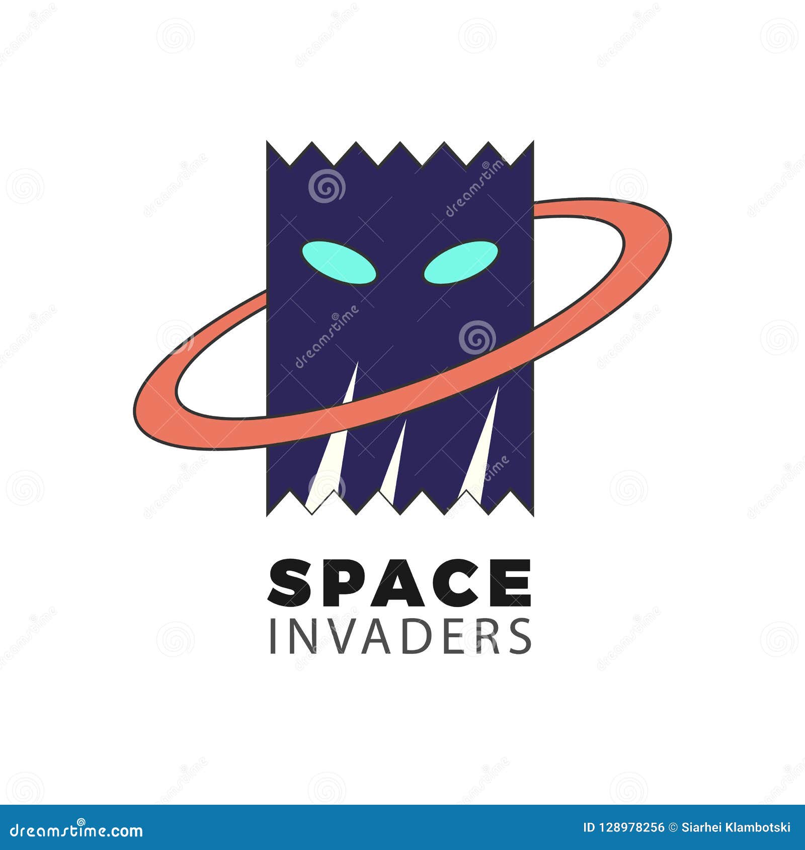 Space invaders vector stock vector. Illustration of clipart - 128978256