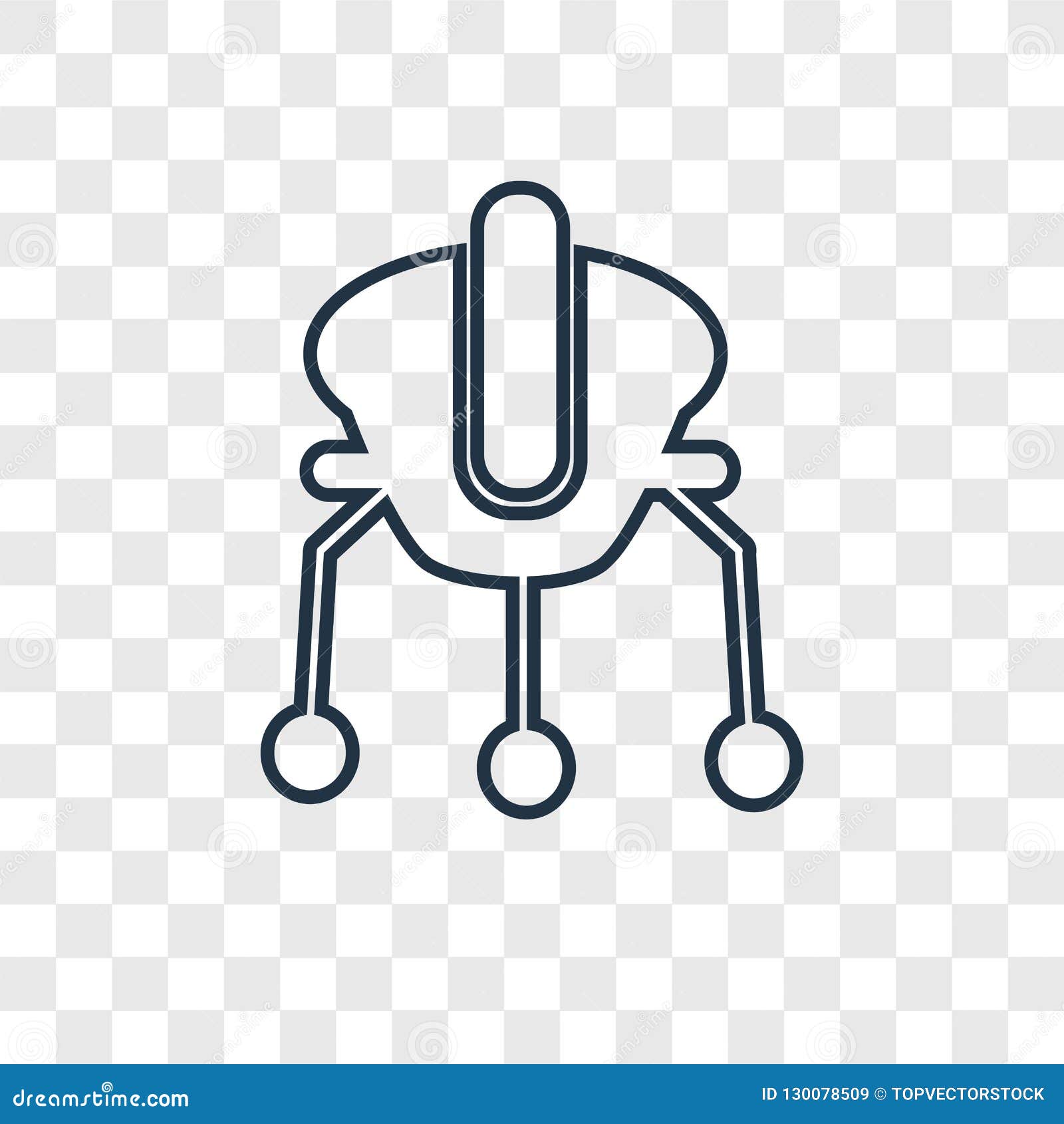 Space Lander Icon Vector Isolated On White Background, Logo Concept Of ...