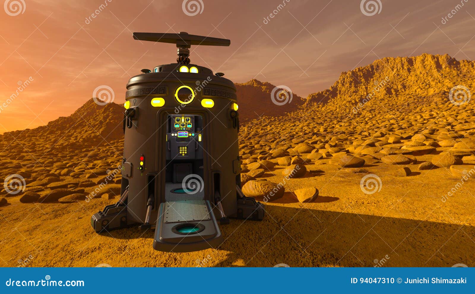 Space Lander Icon Vector Isolated On White Background, Logo Concept Of ...